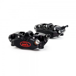 HEL V2 108mm Solid Billet 4 Piston Radial Front Brake Caliper with Flat ...