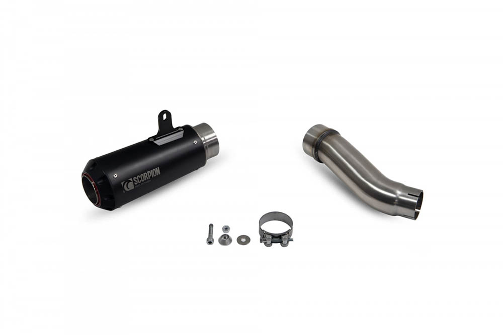 Kawasaki ZH2 (2020-2025) Scorpion Red Power Ceramic Black Exhaust ...