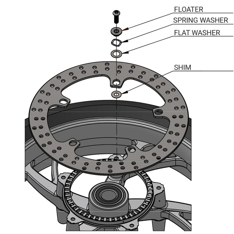 BMW S1000R (2014-2025) EBC Front Brake Discs|MD804 - spengineering.co.uk