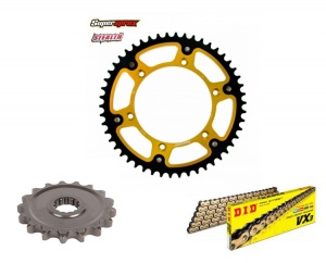 Kawasaki Z900 (2017-2024) DID Chain & Gold Supersprox Sprocket Kit ...