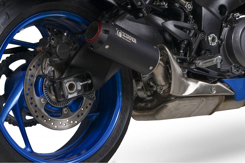 Scorpion Red Power Ceramic Black Exhaust - Suzuki GSX-S1000 GT (2022 ...