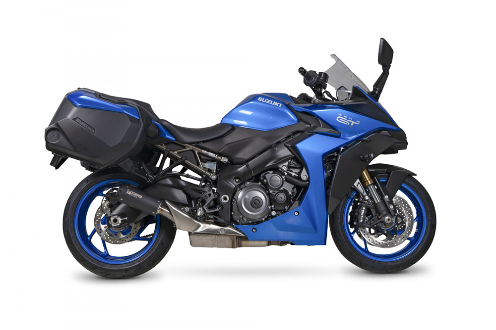 Scorpion Red Power Ceramic Black Exhaust - Suzuki GSX-S1000 GT (2022 ...