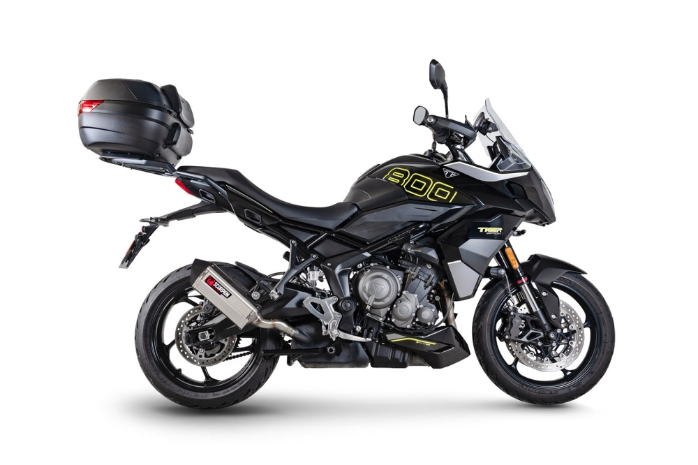 Triumph Tiger Sport 800 (2025+) Scorpion Serket Brushed Stainless ...