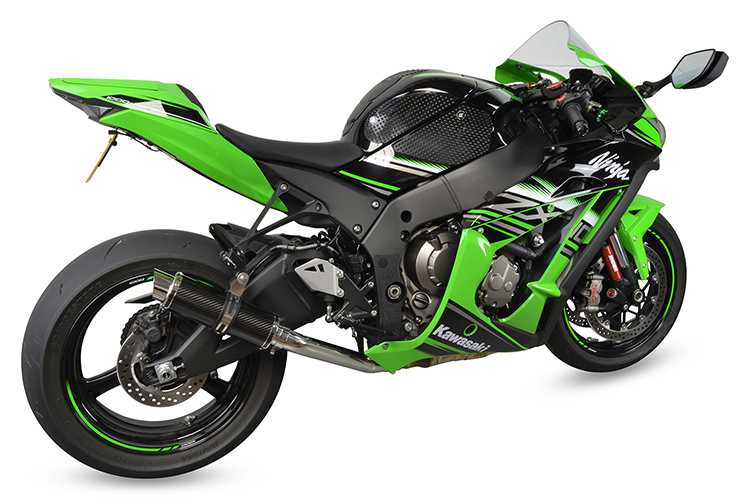 Kawasaki ZX-10R (2008-2010) Decat Exhaust|Round Moto GP - spengineering ...