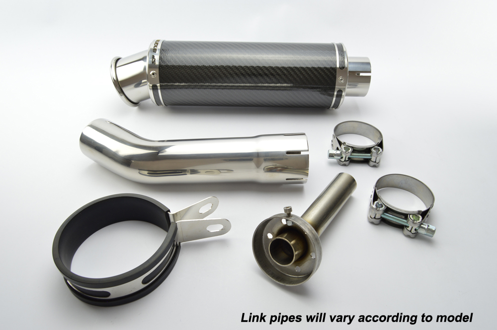 Honda CB1300 Round Big Bore Stubby Carbon Fibre Exhaust - spengineering ...