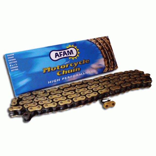 Afam XSR-G 520 Super Heavy Duty X Ring Gold Chain - spengineering.co.uk