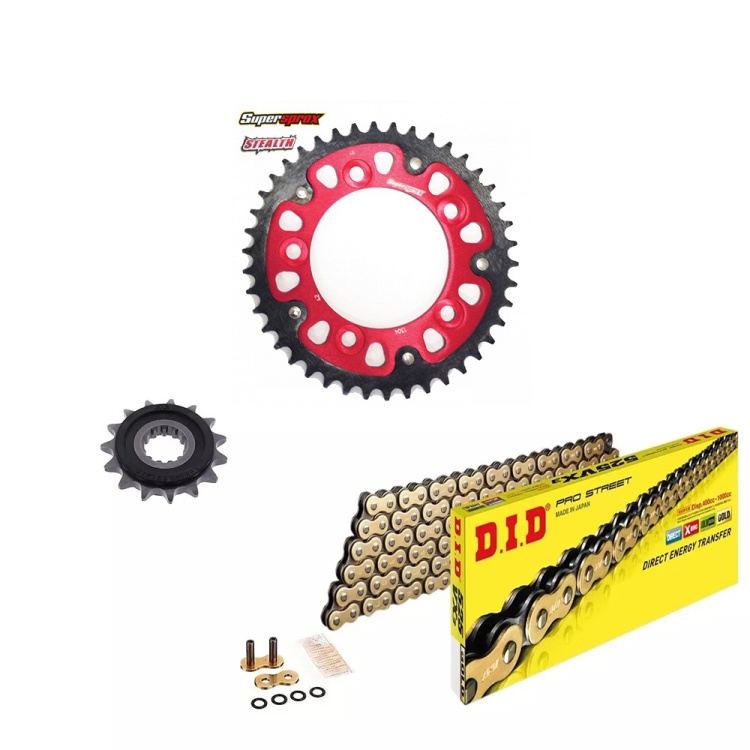 Kawasaki Z900 (2017-2024) DID Chain & Red Supersprox Sprocket Kit ...