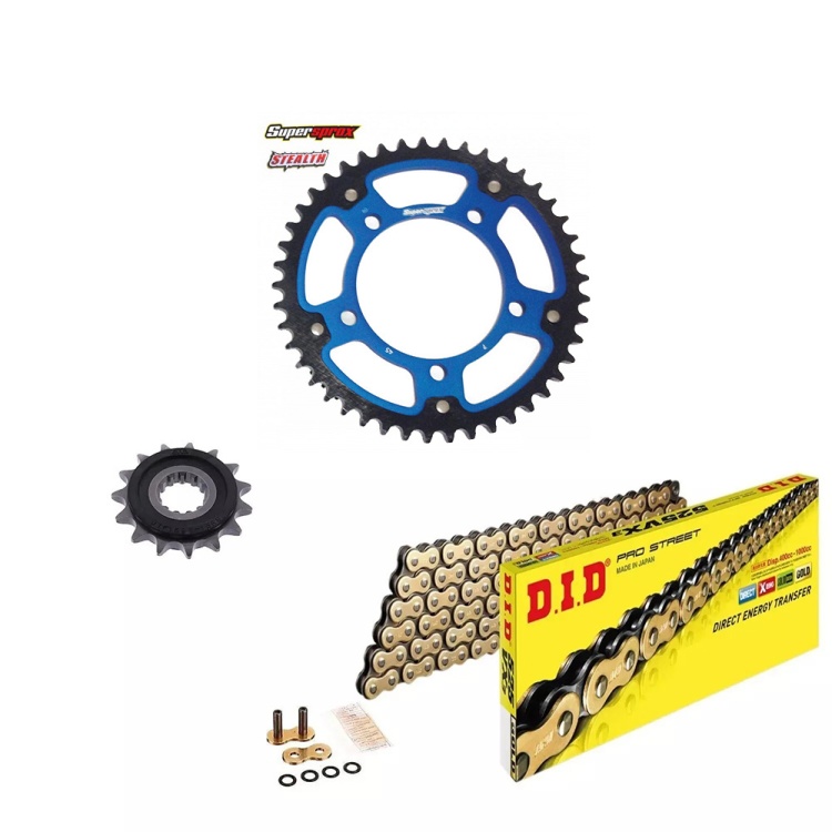 Yamaha MT-09 (2013-2020) DID Chain & Blue Supersprox Sprocket Kit ...