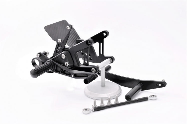 Yamaha YZF-R6 (2006-2016) MG Biketec Rear Sets - spengineering.co.uk