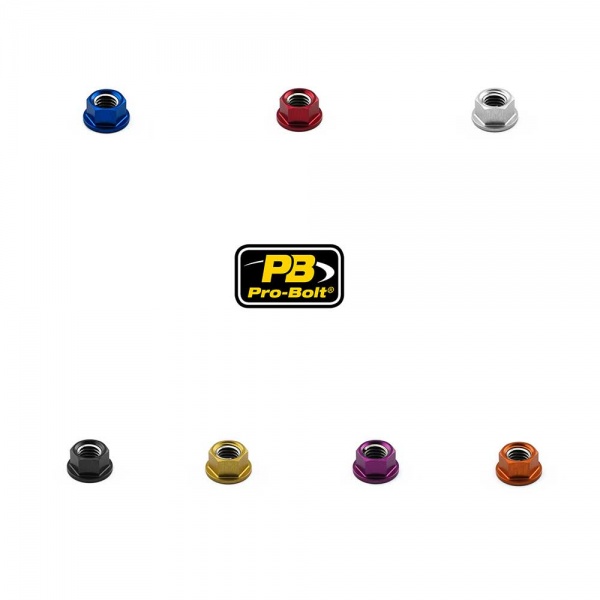 Pro Bolt Rear Sprocket Nuts - Aluminium - M10 x 1.25mm - spengineering ...