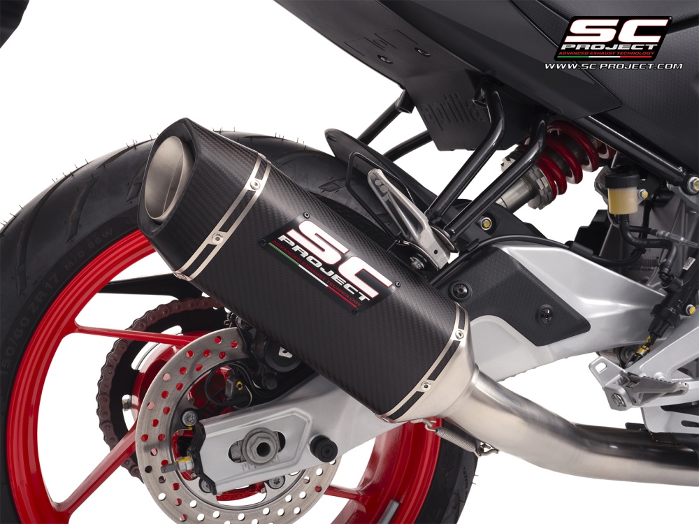Aprilia RS 457 (2024-2025) SC Project SC1-S Carbon Exhaust|A30A-AC124C ...