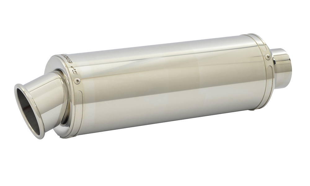 SP Engineering Slip On Round Big Bore XLS Polished Stainless Exhaust ...