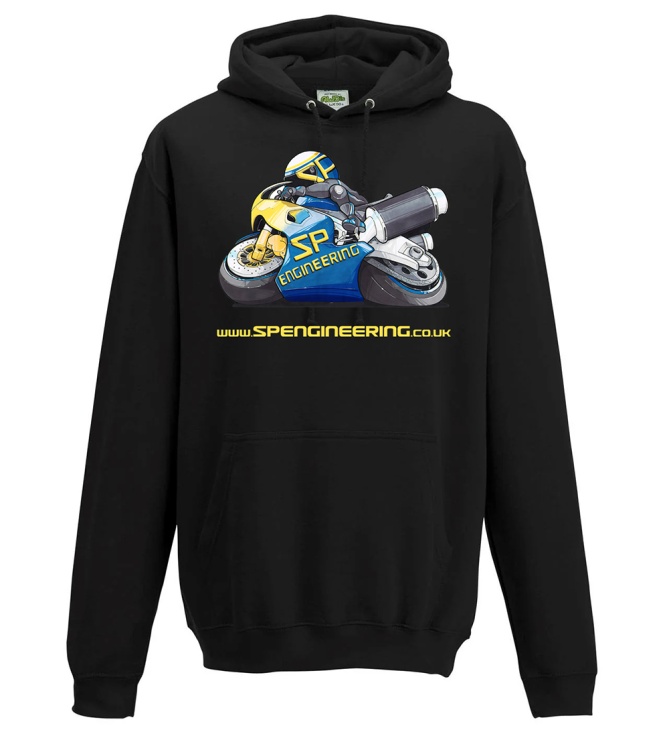 SP Engineering Hoody - Black - spengineering.co.uk