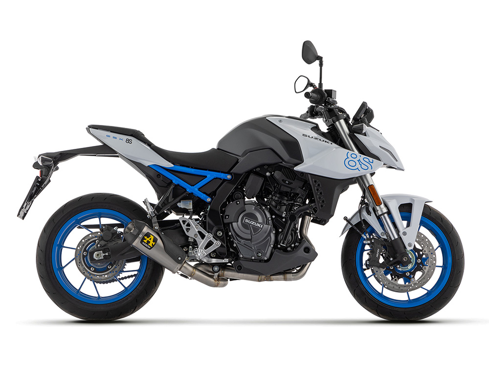 Suzuki GSX-8S (2023-2024) Arrow Full Exhaust System - Titanium Silencer ...