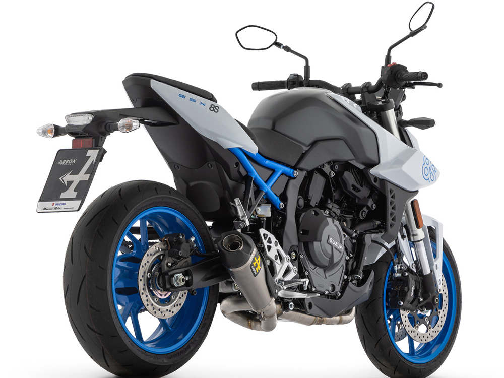 Suzuki GSX-8S (2023-2024) Arrow Full Exhaust System - Titanium Silencer ...