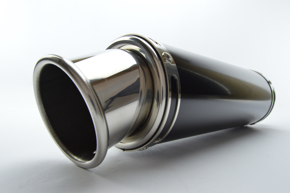 Triumph Street Triple 675 (07-12) 3-1 Round Big Bore Stubby Black ...